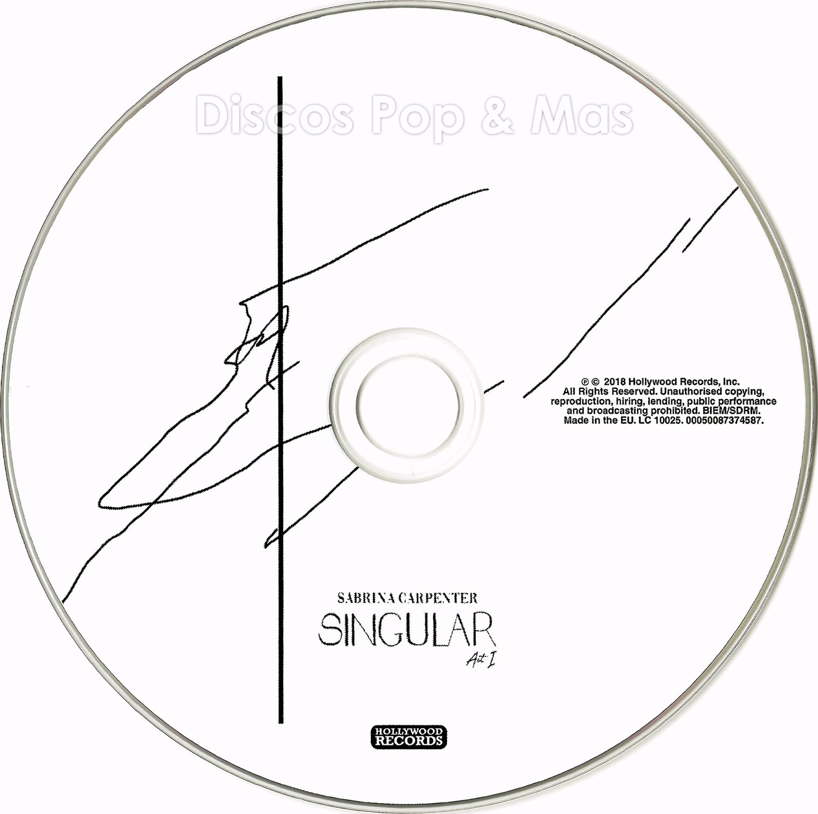 Discos Pop & Mas: Sabrina Carpenter - Singular: Act I