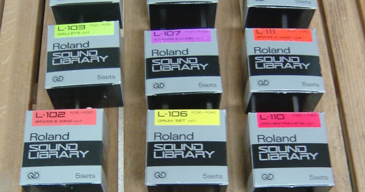 MATRIXSYNTH: Roland S-10 complete original Quick Disk sample library