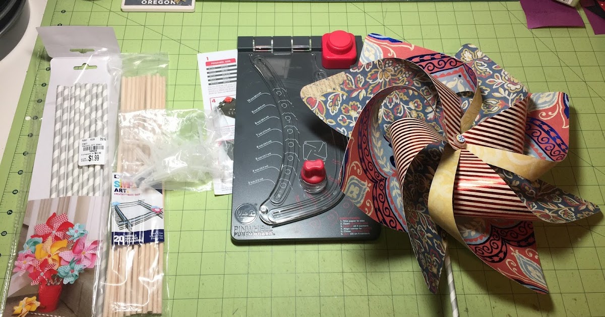 A Creative Operation: A 4th of July Themed Pinwheel