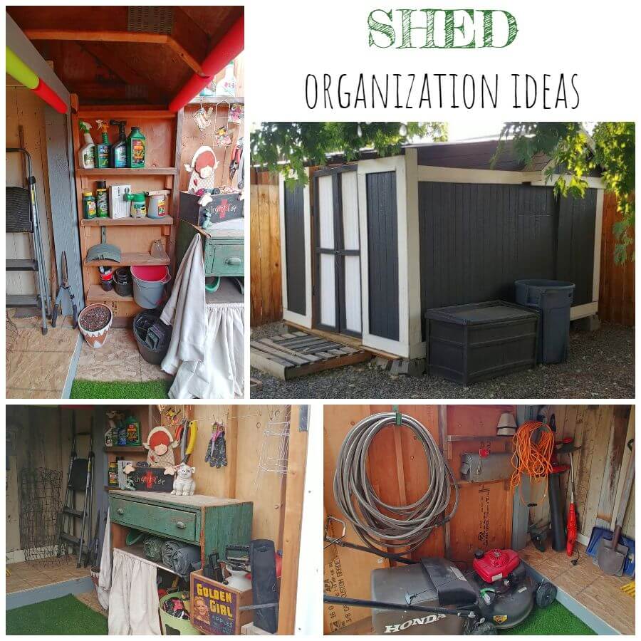 Shed Organization | Inside my DIY Shed - Little Vintage Cottage