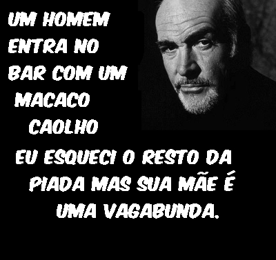 Ta Zuando Né?: Piada do homem com um macaco no bar.