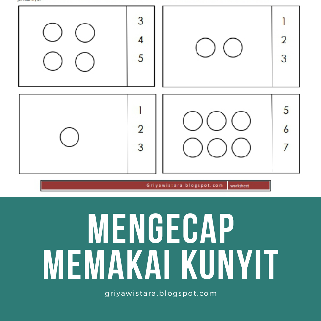 Mengecap Memakai Kunyit