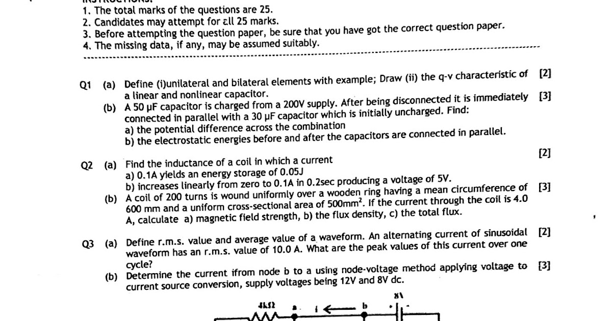 EE101 Basics of Electrical Engineering BTECH 2nd semester bit mesra ...