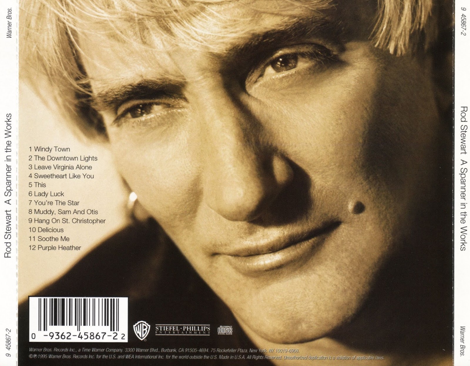 Classic Rock Covers Database: Rod Stewart - A Spanner in the Works ...