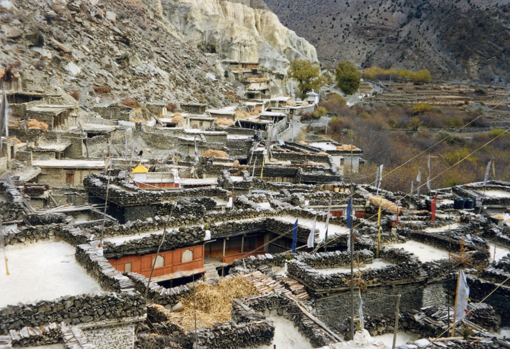 Traditional Settlement of Marpha Village #ARCHITECTURE #NEPALITECTURE ...