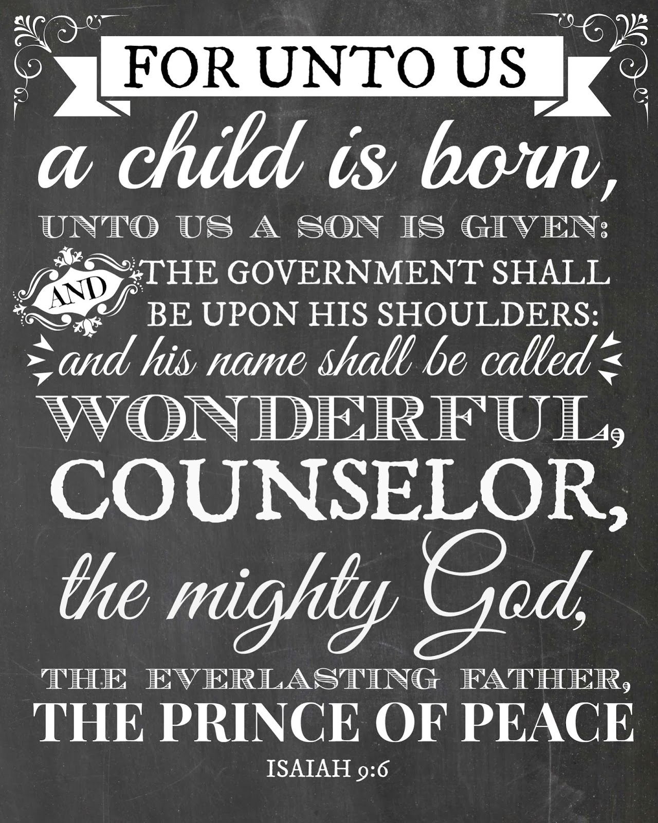 December free printable memory verse