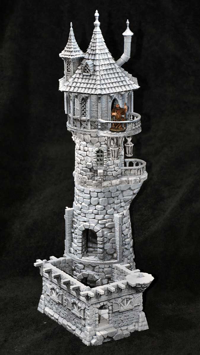 Shouting Into The Void: Sorcerer's Tower from Printable Scenery