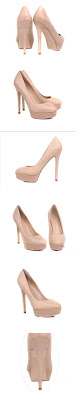 Motte Preorder: Aldo Beige Platform Pumps