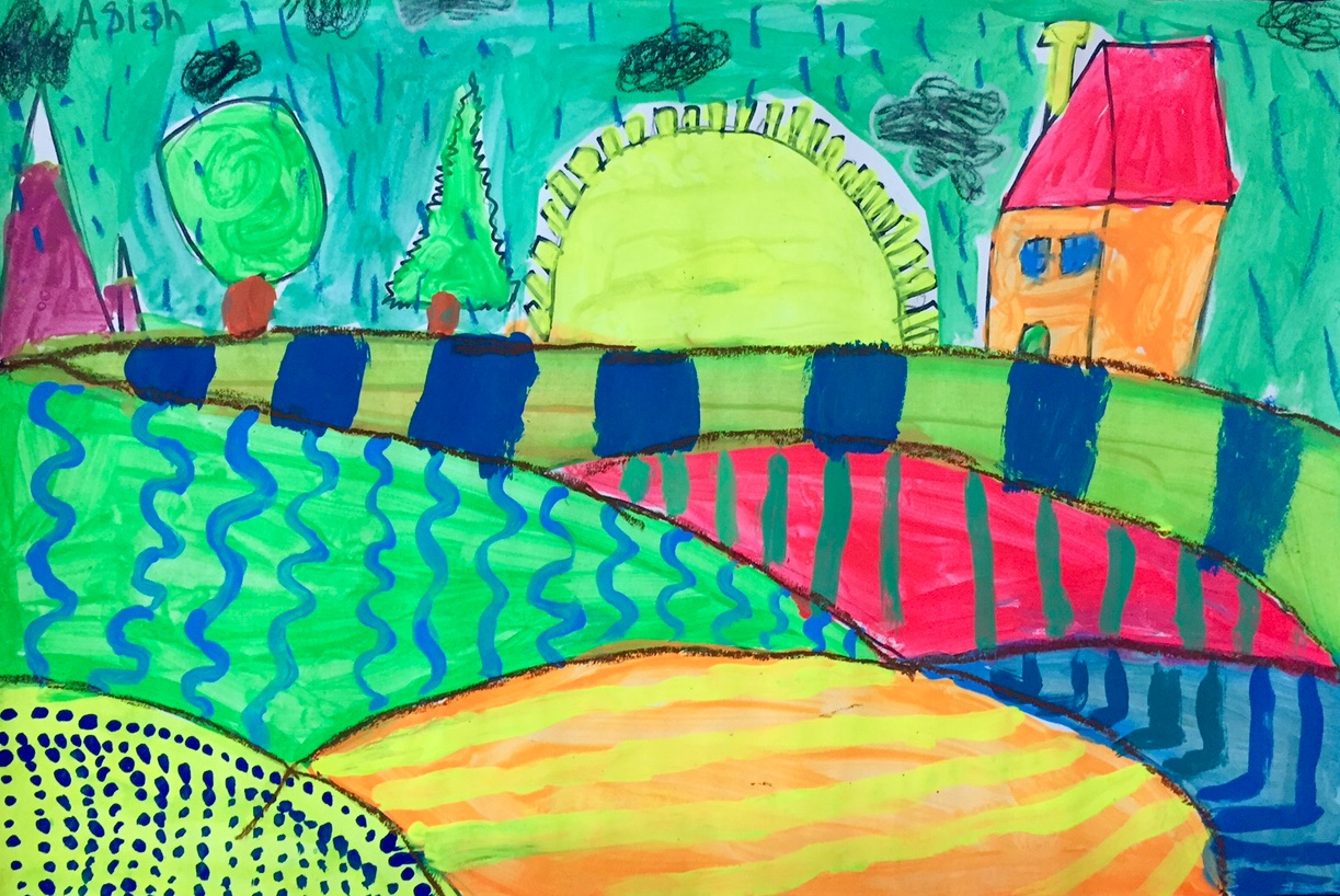 Ms. Curry's Art Room : 2nd grade landscapes