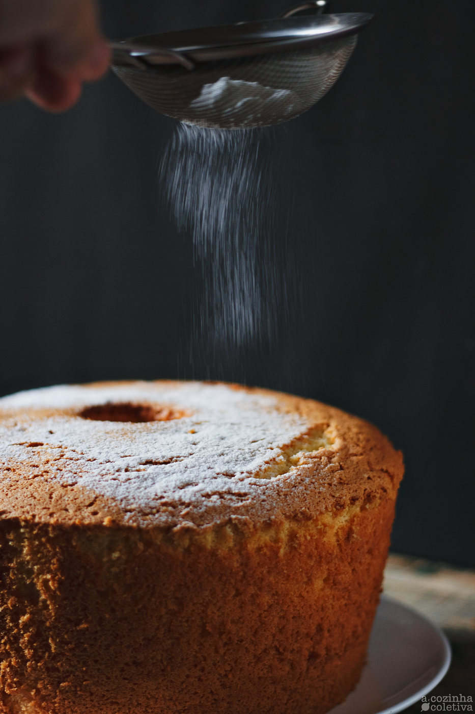 Bolo Chiffon de Tangerina