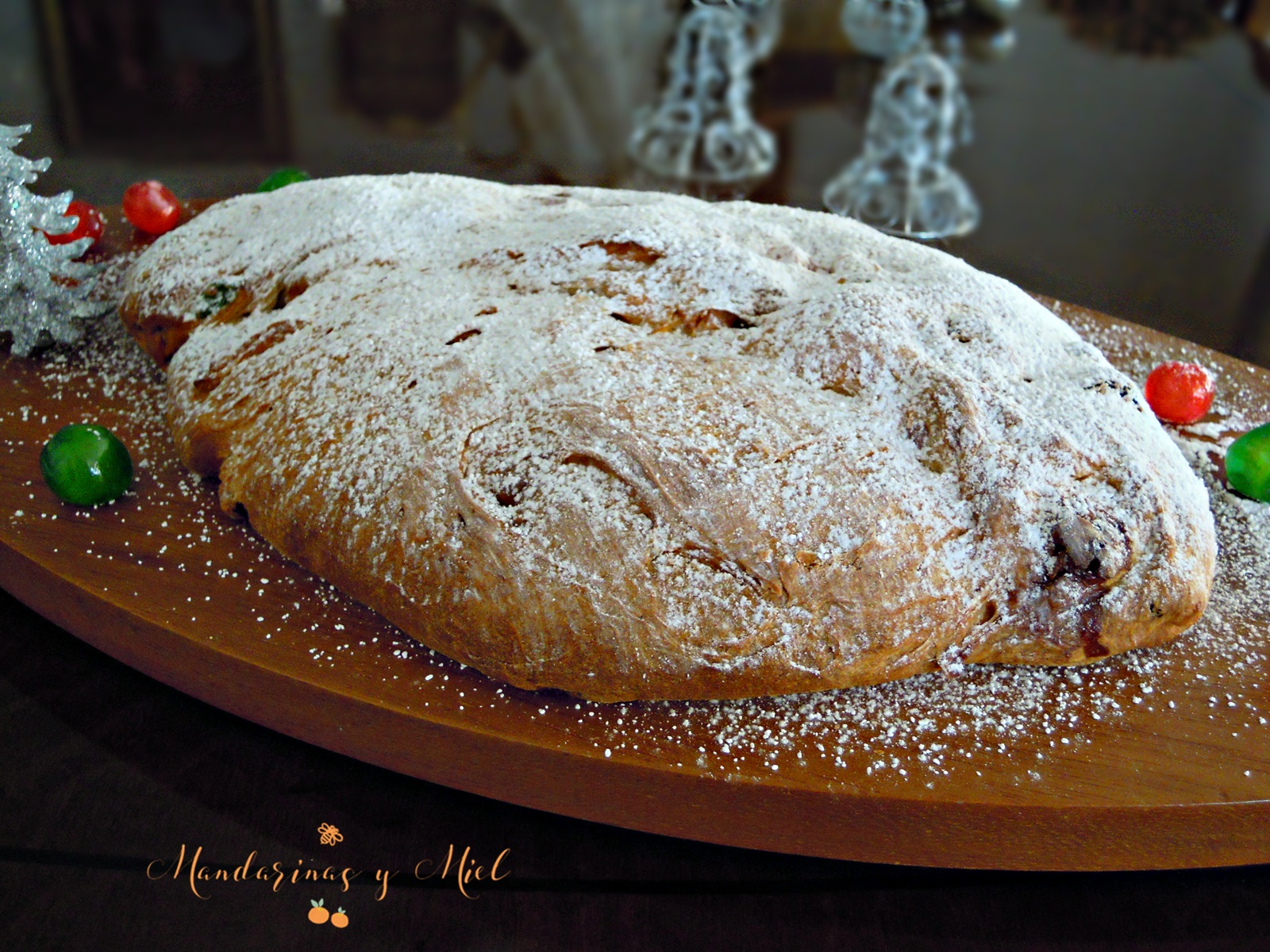 Stollen, pan dulce alemán de navidad | Mandarinas y miel