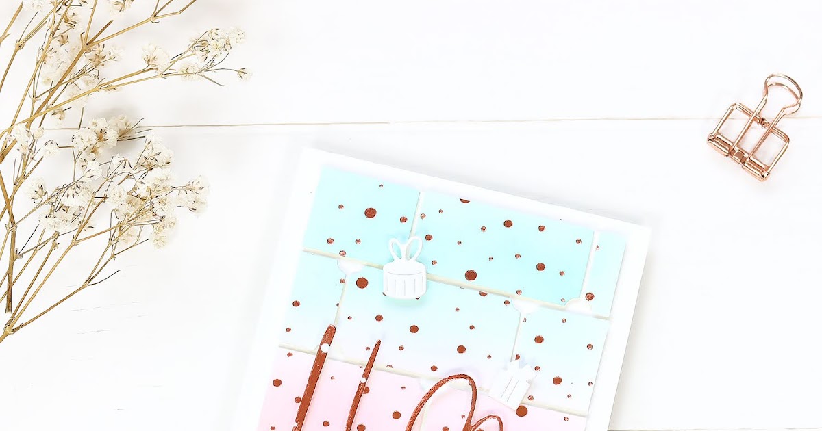 Geometrical Card - Blog Hop! - Stempel Einfach - Blog