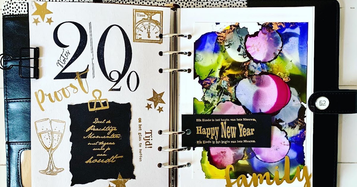 Laura's Creative Moments: HAPPY NEW YEAR! - a planner layout