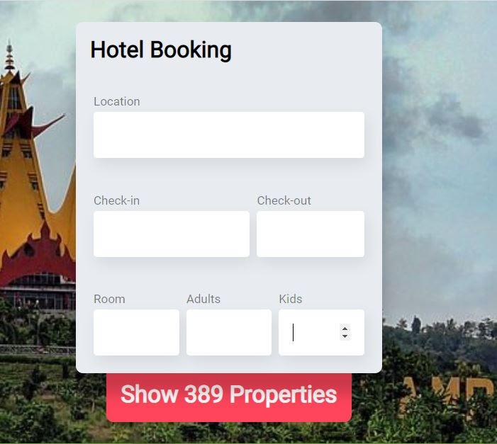 Cara Membuat Form Booking Hotel Dengan HTML | Yuniposting