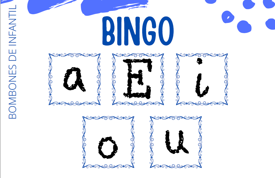 Bombones de Infantil: BINGOS