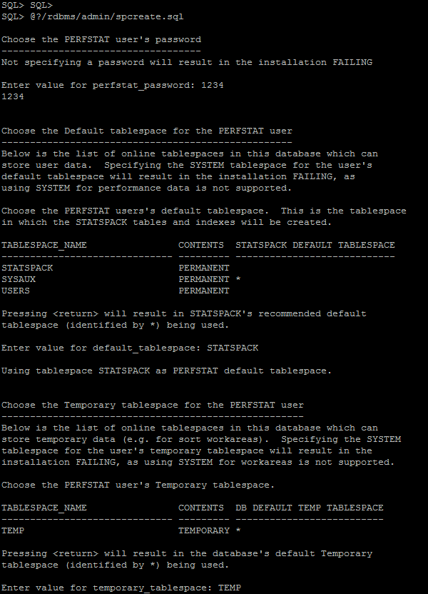 Instalando o STATSPACK no Oracle Database. ~ Aviz DBA