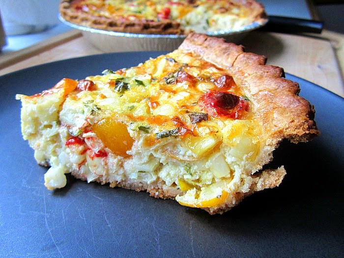Cherry Tomato & Jersey Corn Tart