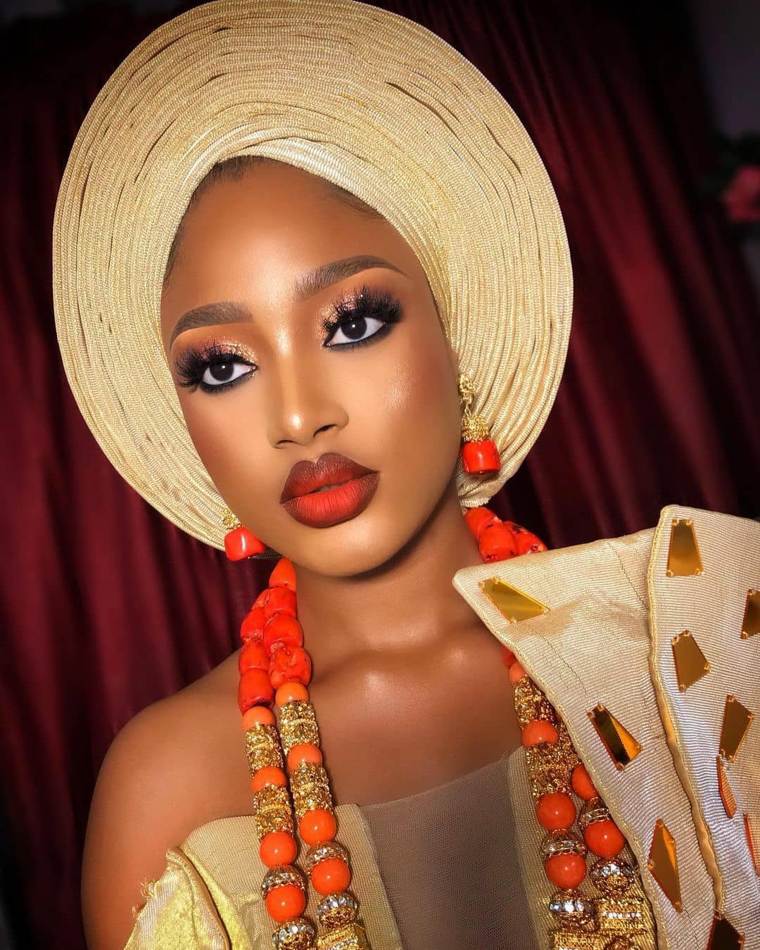 Best Gele and makeup styles for a Nigerian Bride | Melody Jacob