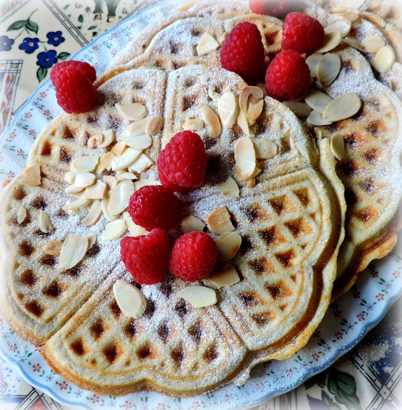 Toasted Almond Waffles | The English Kitchen