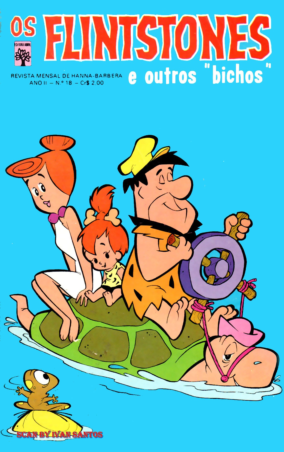 Gibis Clássicos: Os Flintstones e outros bichos n° 18 - Editora Abril