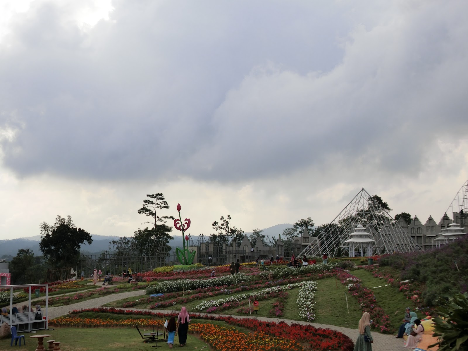 Taman Bunga Celosia Bandungan Semarang