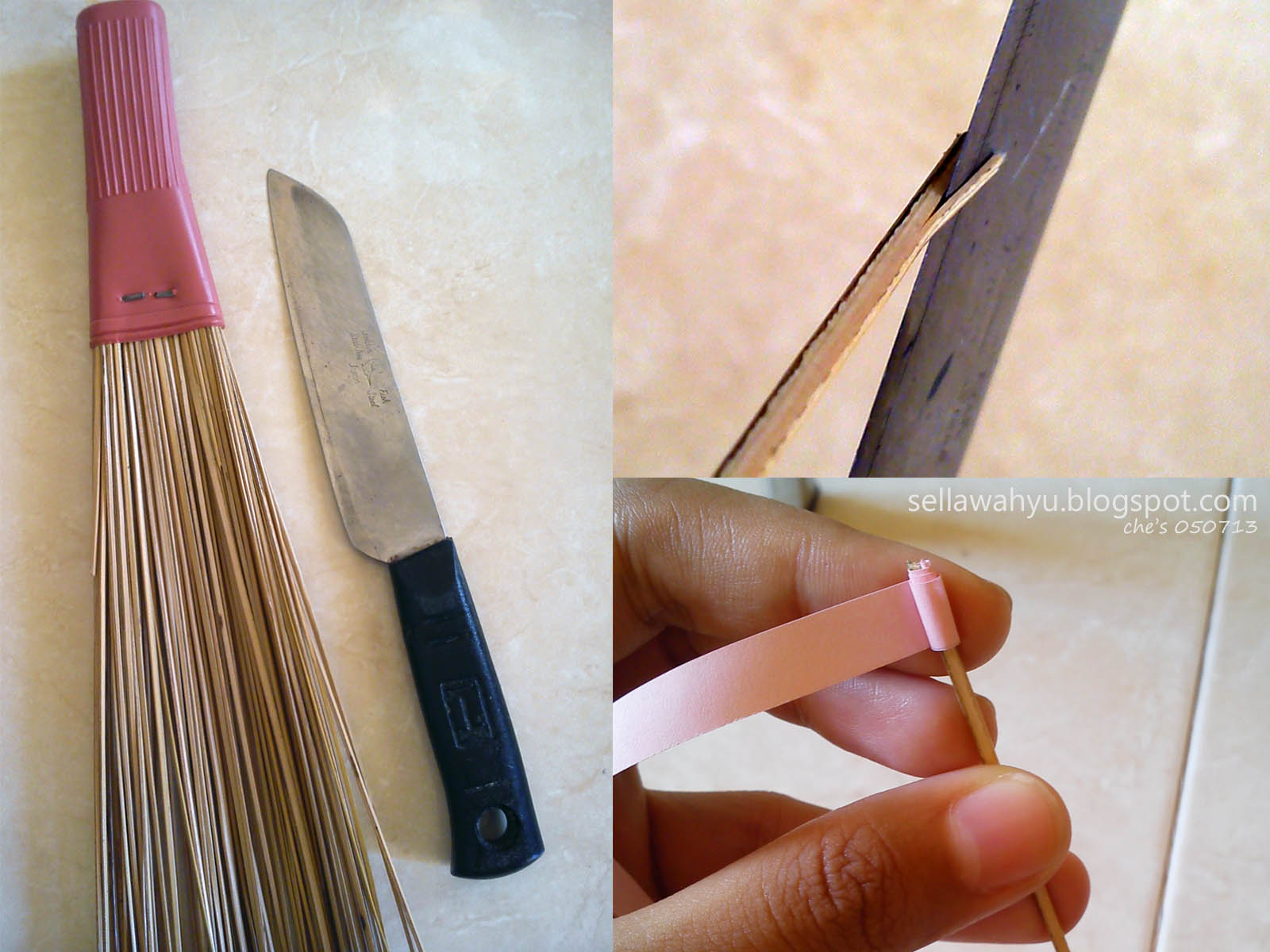 complexity: Handmade Quilling Paper Needle - dari Lidi ;)