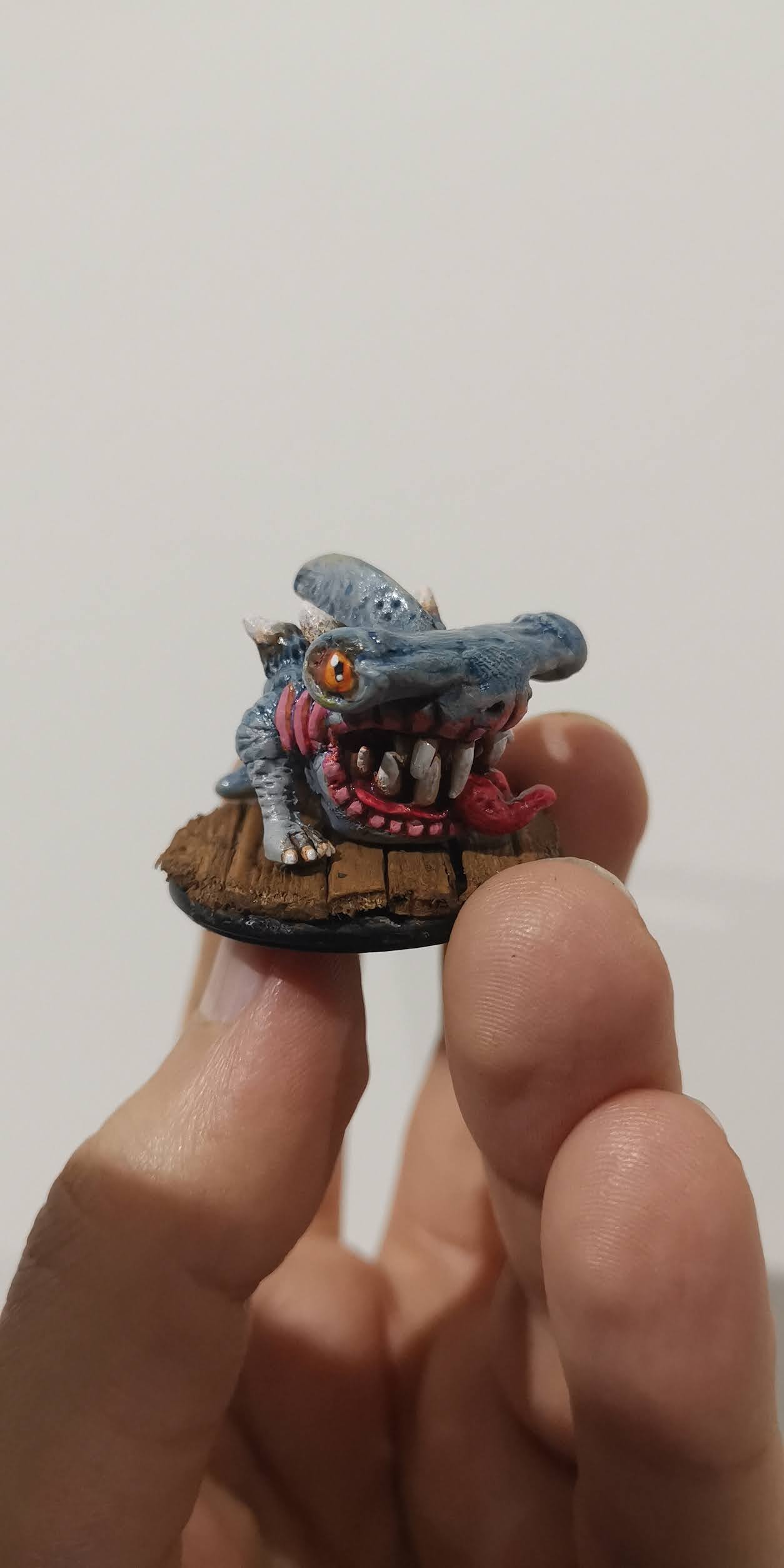 Toy-hammer: Sea squig for my orc pirates.