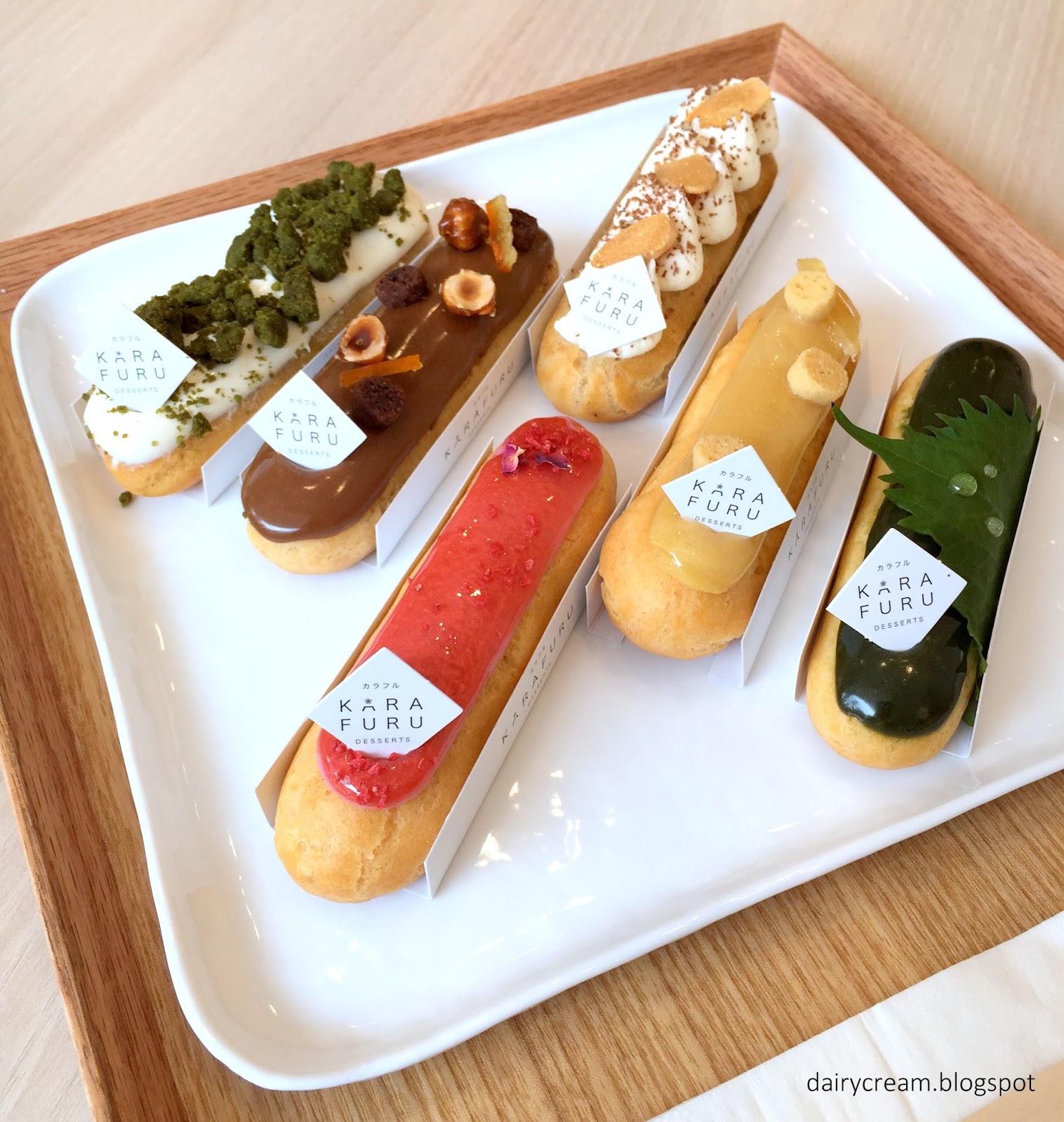 KARAFURU Desserts カラフル : Yoghurt Parfaits and Eclairs