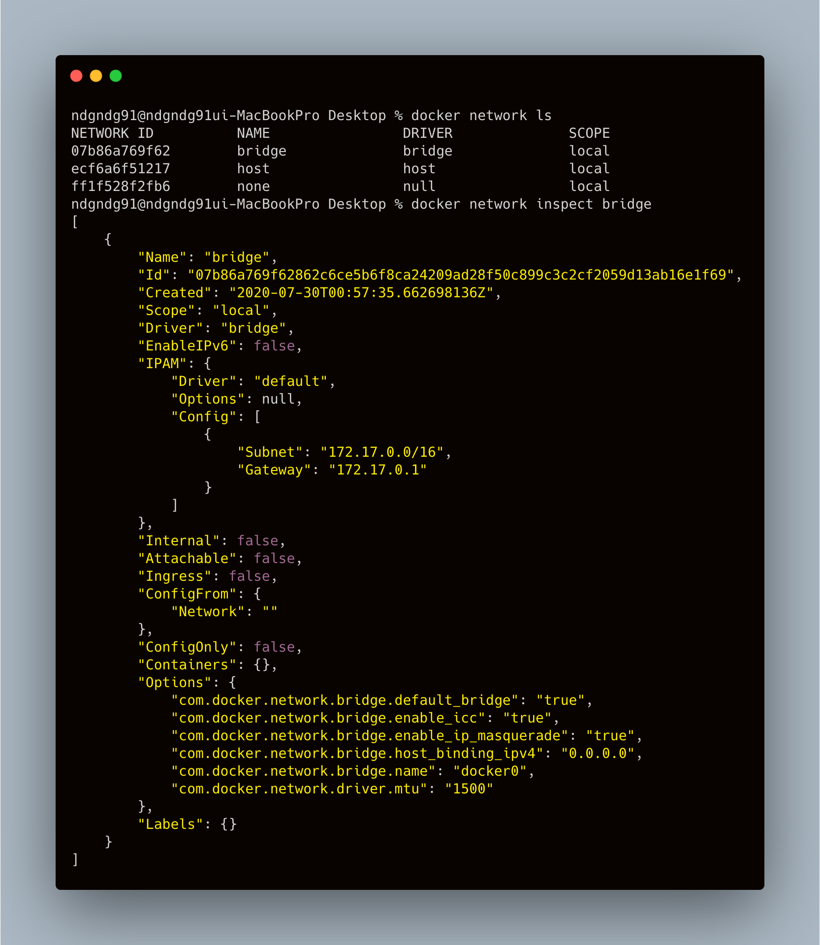 Docker Network Subnet Falasru
