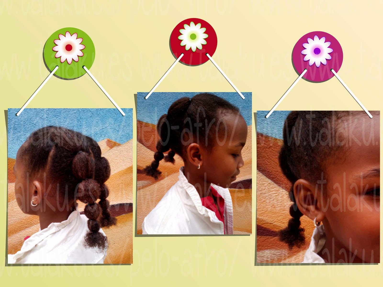 Peinado estilo protector, fácil y divertido.