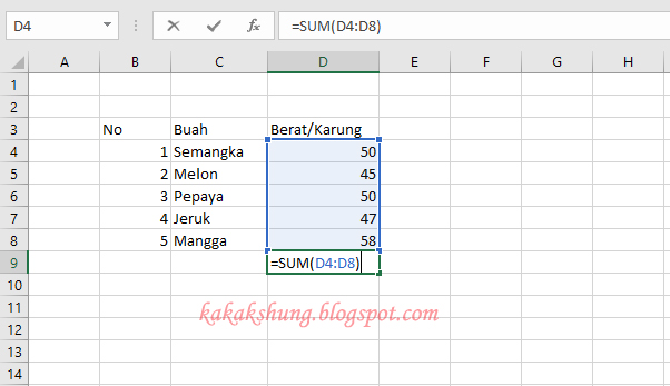 5 Rumus Dasar Microsoft Excel Yang Wajib Anda Kuasai