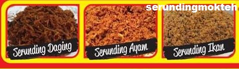 SERUNDING MOKTEH: Produk Serunding Mokteh