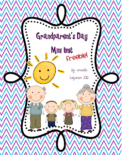 Let's Get Fancy in First: Grandparents Day Freebie