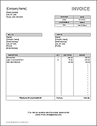 Dummy Bill Format - Invoice Template