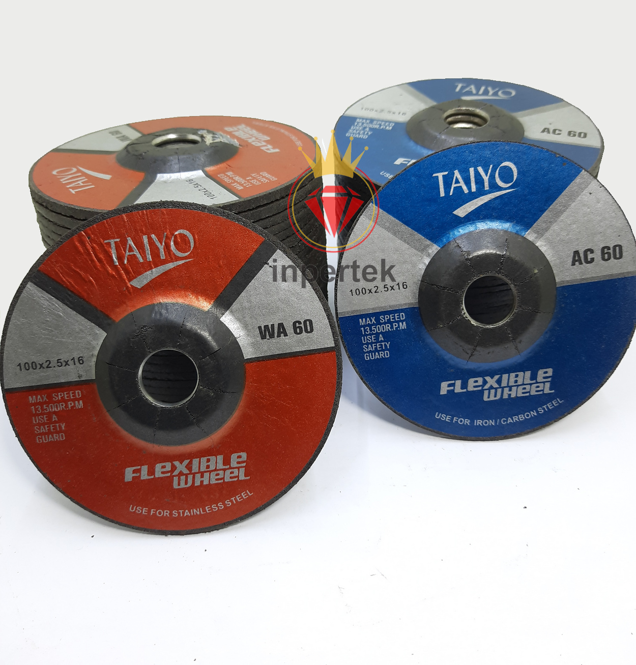 Batu Gerinda 4 inch TAIYO Cutting Wheel Mata Gerinda Potong 4" Poles