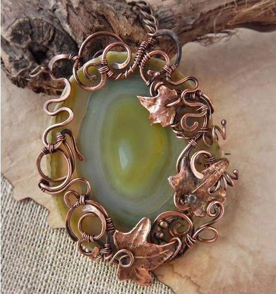 Copper Metal Work and Wire Wrapped Jewelry by Aviceya / The Beading Gem