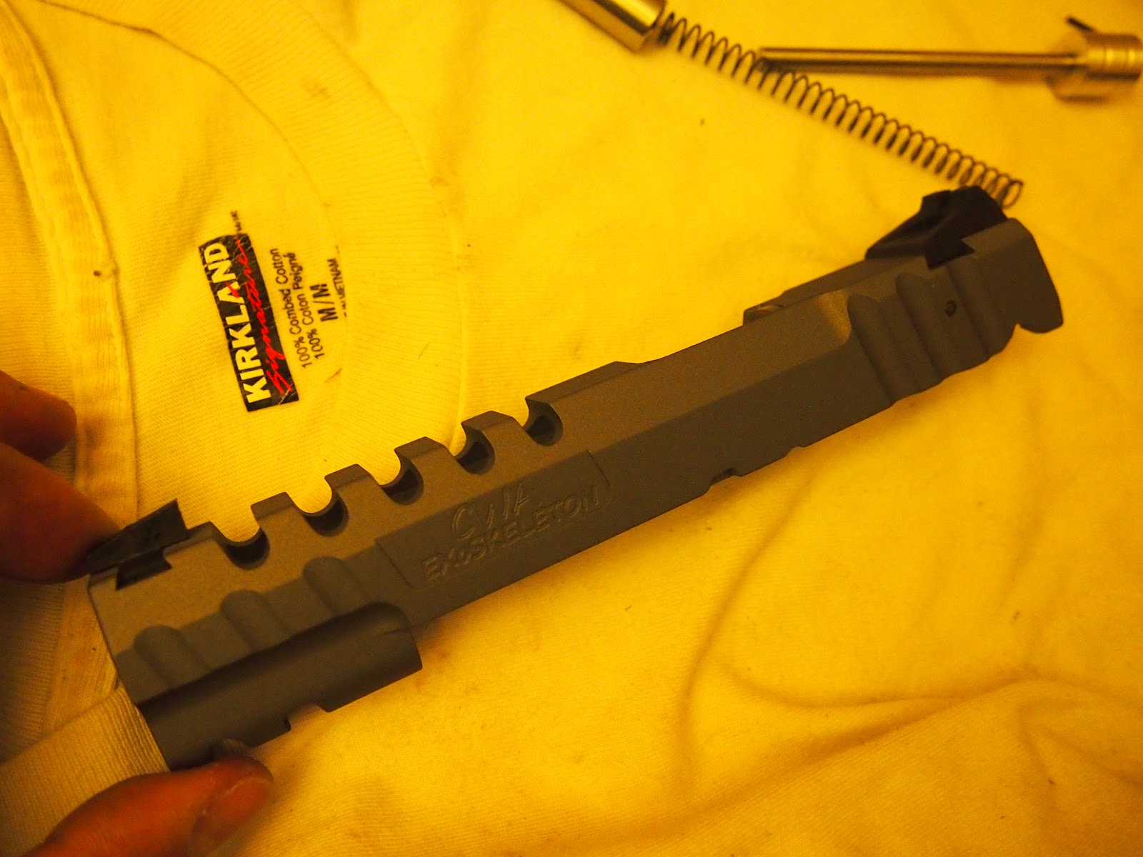 Mister Donut's Firearms Blog: GSG 1911 CWA Exoskeleton and upgrade kit