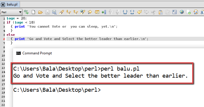 Perl - Decision Making Statements and Loops ~ Bala's Trainee Portal Perl - Decision Making Statements and Loops ~ Bala's Trainee Portal