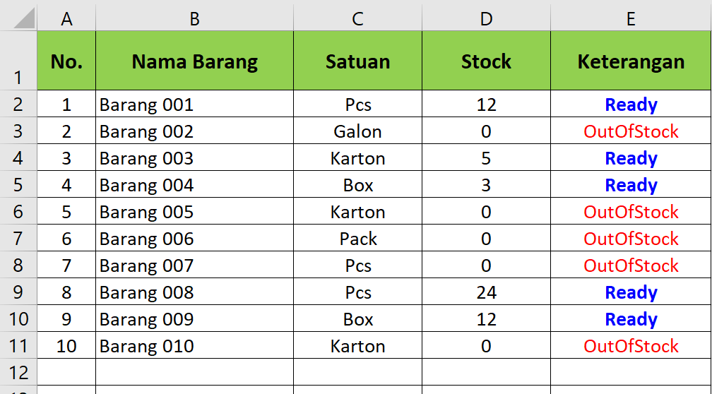 Membuat List Dinamis dengan Kriteria - ExcelManiacs Membuat List Dinamis dengan Kriteria - ExcelManiacs