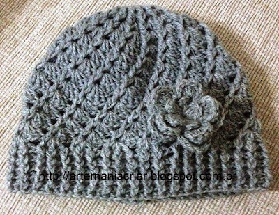 Artemaniacriar: Gorro em Crochê