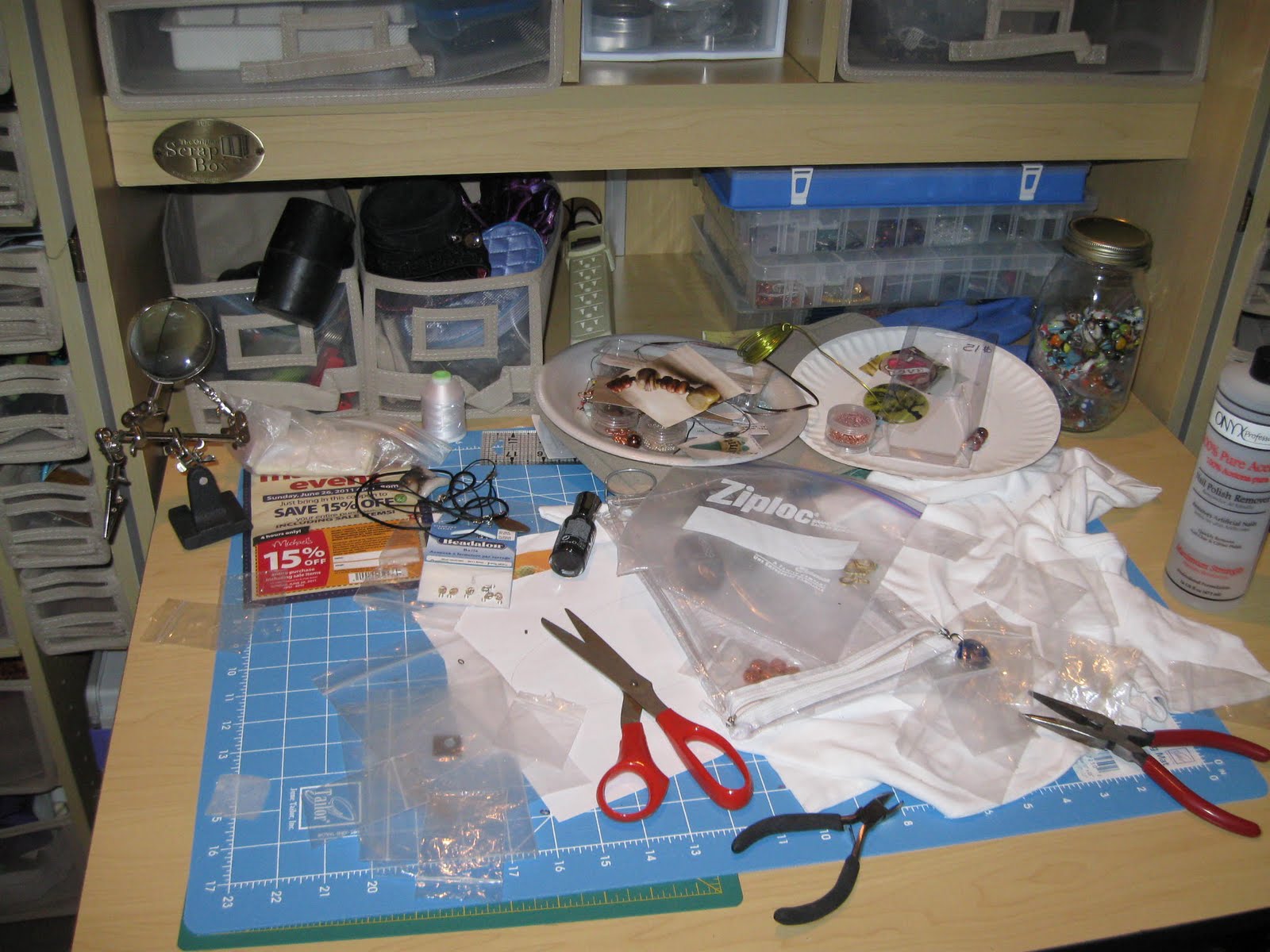 Bla Bla Blog: My Original Scrapbox Workbox