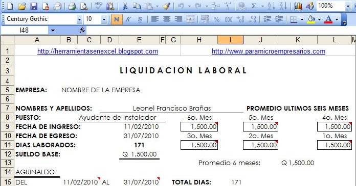 Formula Para Calcular Prestaciones Laborales En Honduras - prestamos ... Formula Para Calcular Prestaciones Laborales En Honduras - prestamos ...