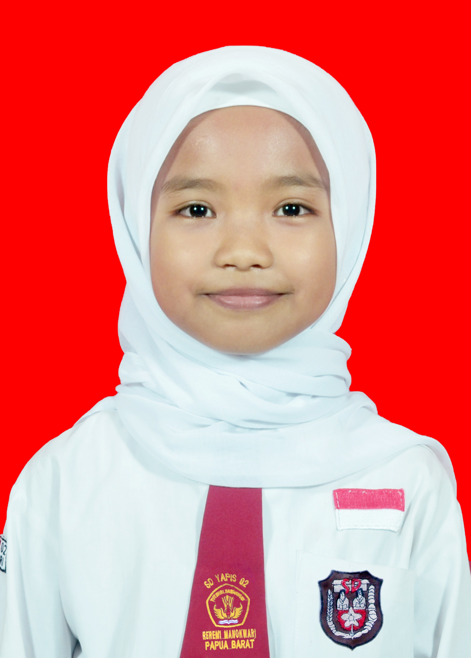 Pas Foto SD YAPIS 02 Manokwari Tahun 2020 (Perempuan) | Temmalusa Art Papua