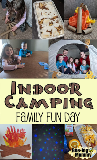 Indoor Camping Family Fun Day