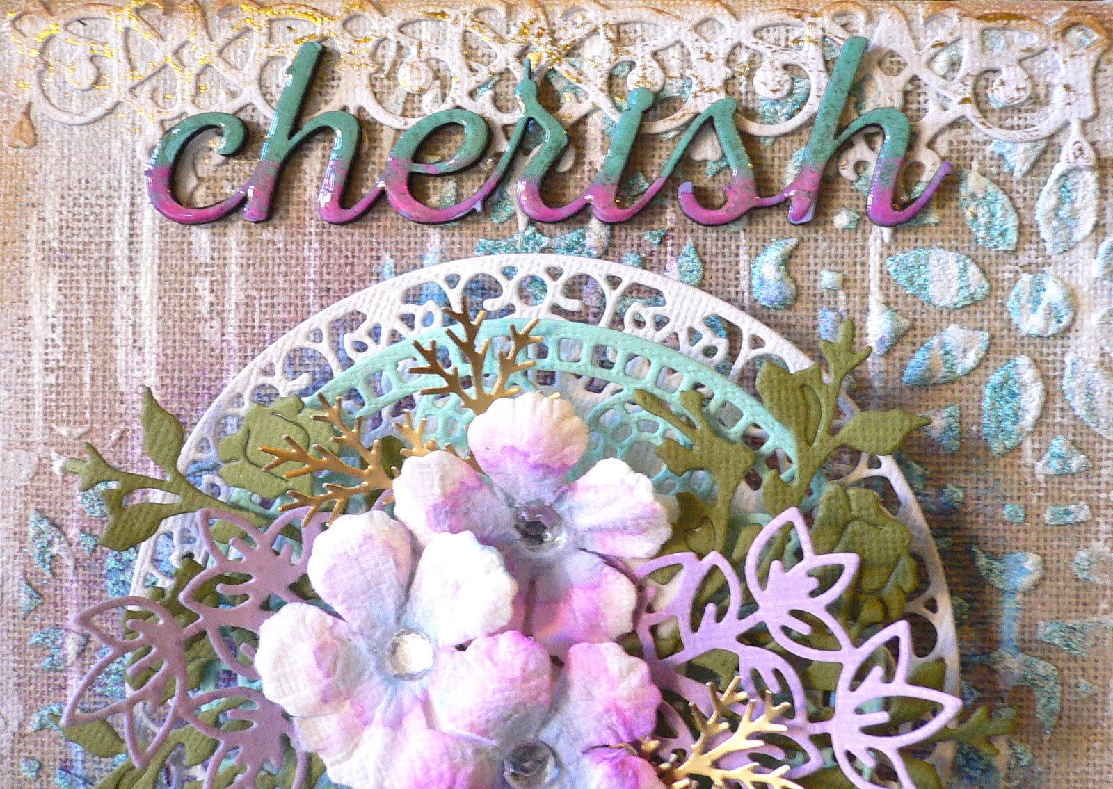 Cherish Dream Catcher Canvas by ADRIANA BOLZON - Couture Creations