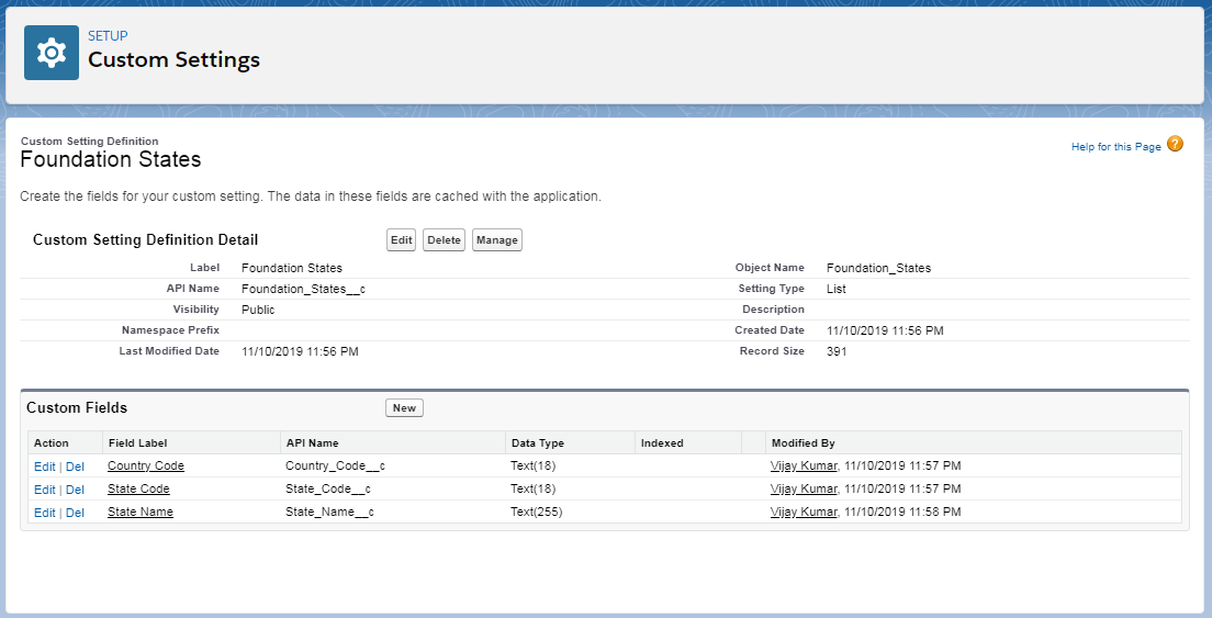 Difference Between Custom Settings And Custom Metadata Types In