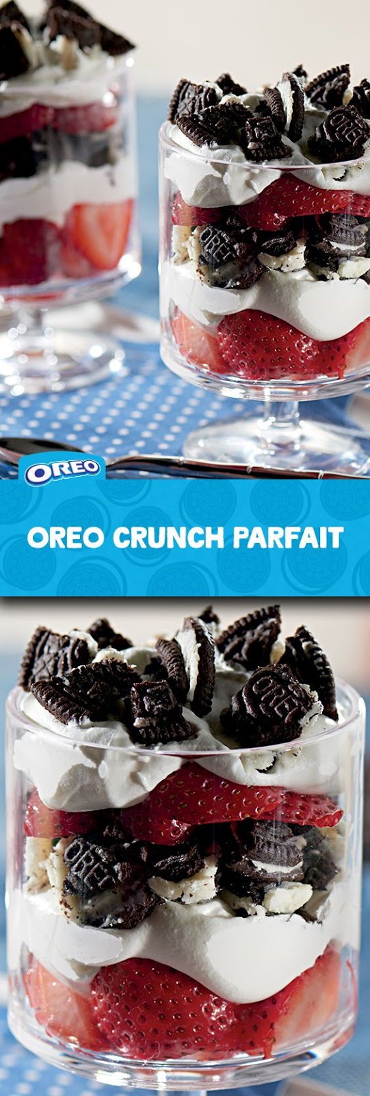 OREO Crunch Parfait - Food And Beverage Recipes