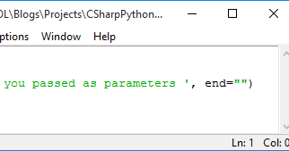 Jan David Narkiewicz (Developer): Calling Python from .NET/C#
