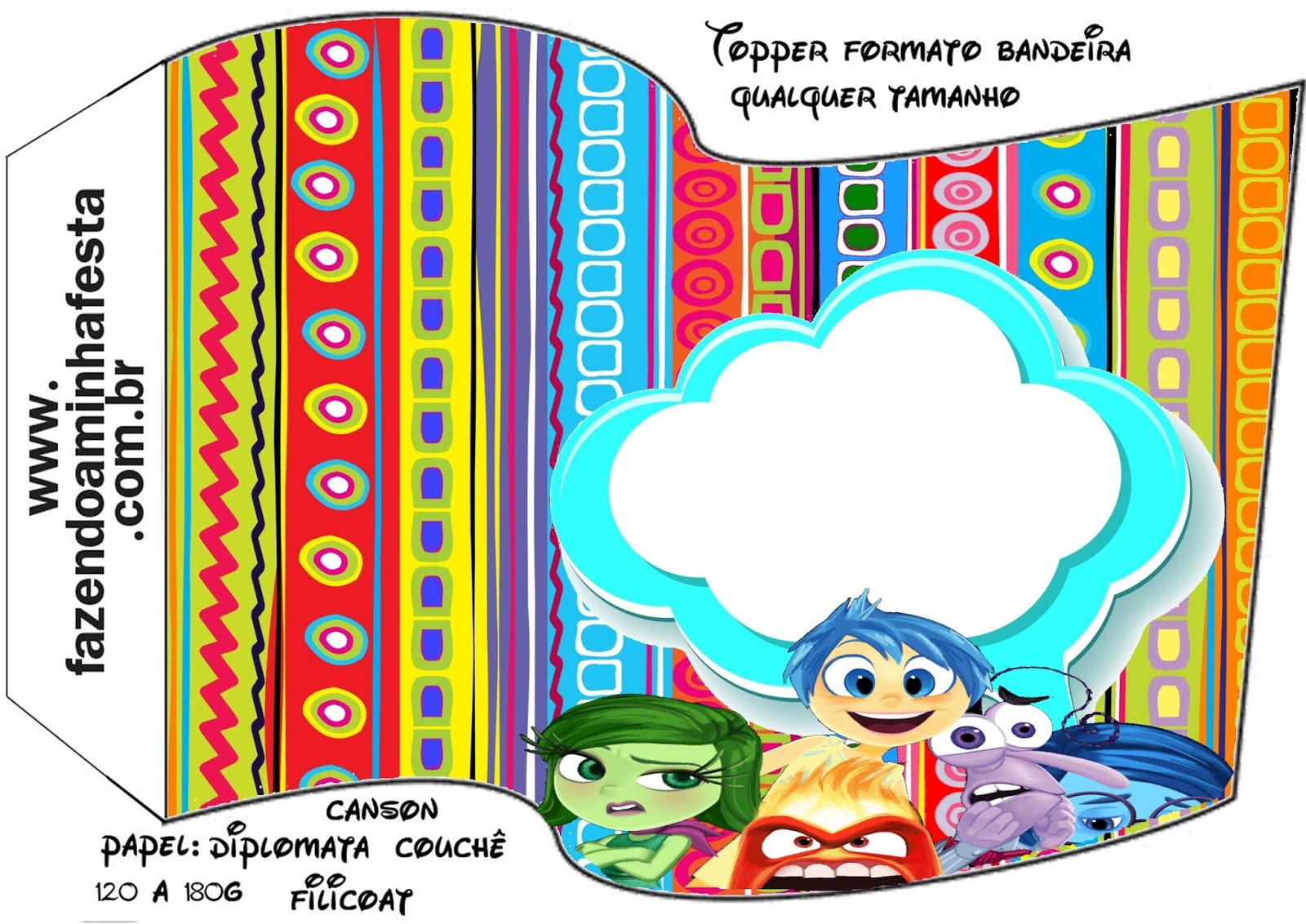 Birthday of Inside Out: Free Printable Image and Free Party Printables ...