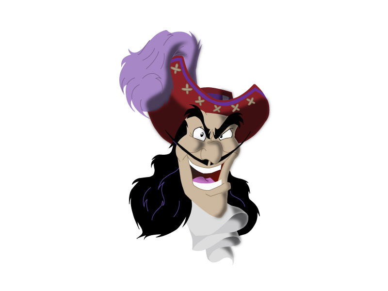 Chris's Art: Disney Villains - Jafar and Captain Hook